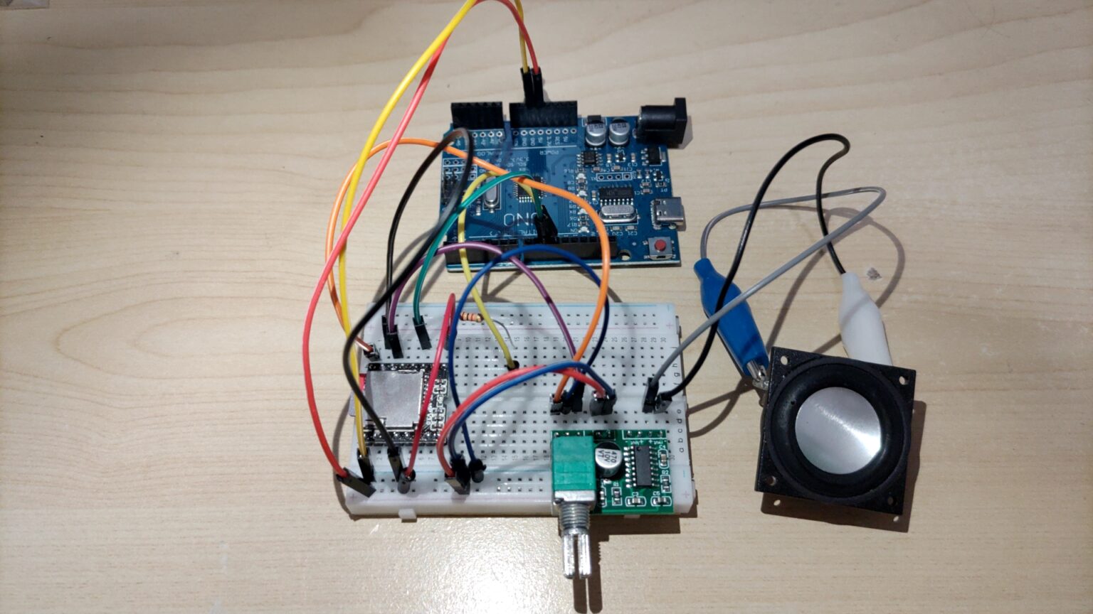 DFPlayer miniにアンプを繋いでみた‼(Arduino) – ど素人電子工作