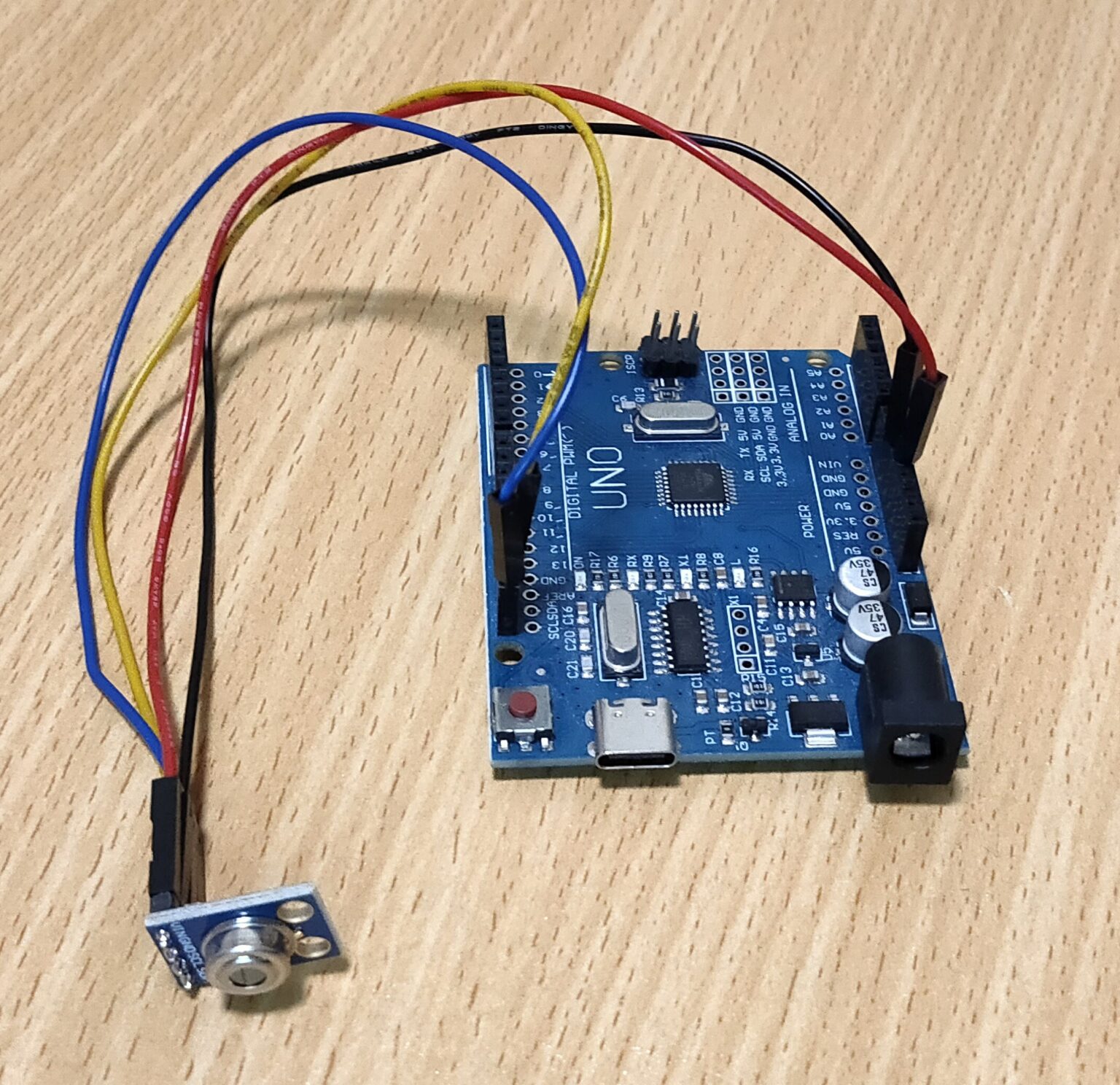 非接触赤外線温度センサー(GY-906)を使ってみた‼(Arduino編) – ど素人電子工作